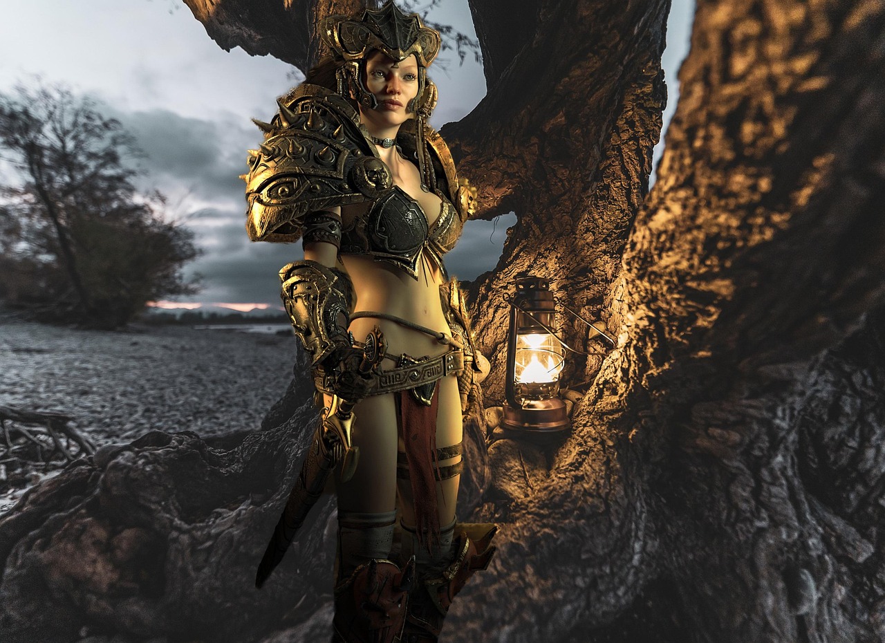 Download Woman Warrior Fantasy Royalty Free Stock Illustration Image Pixabay