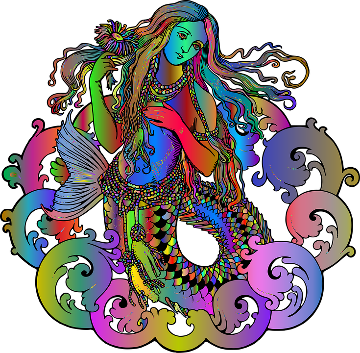 Download Mermaid, Ocean, Sea. Royalty-Free Vector Graphic - Pixabay