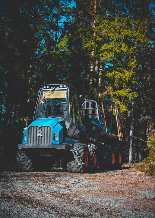 Tractor Machine Forest Forestry - Free photo on Pixabay - Pixabay