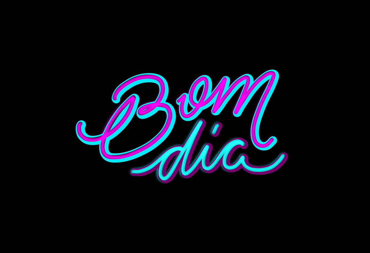 Download Neon, Calligraphy, Writing. Royalty-Free Stock Illustration ...