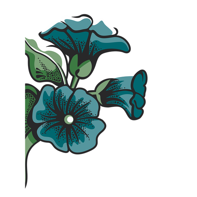 Download Blue Flowers Flowers Drawing Royalty-Free Stock Illustration ...