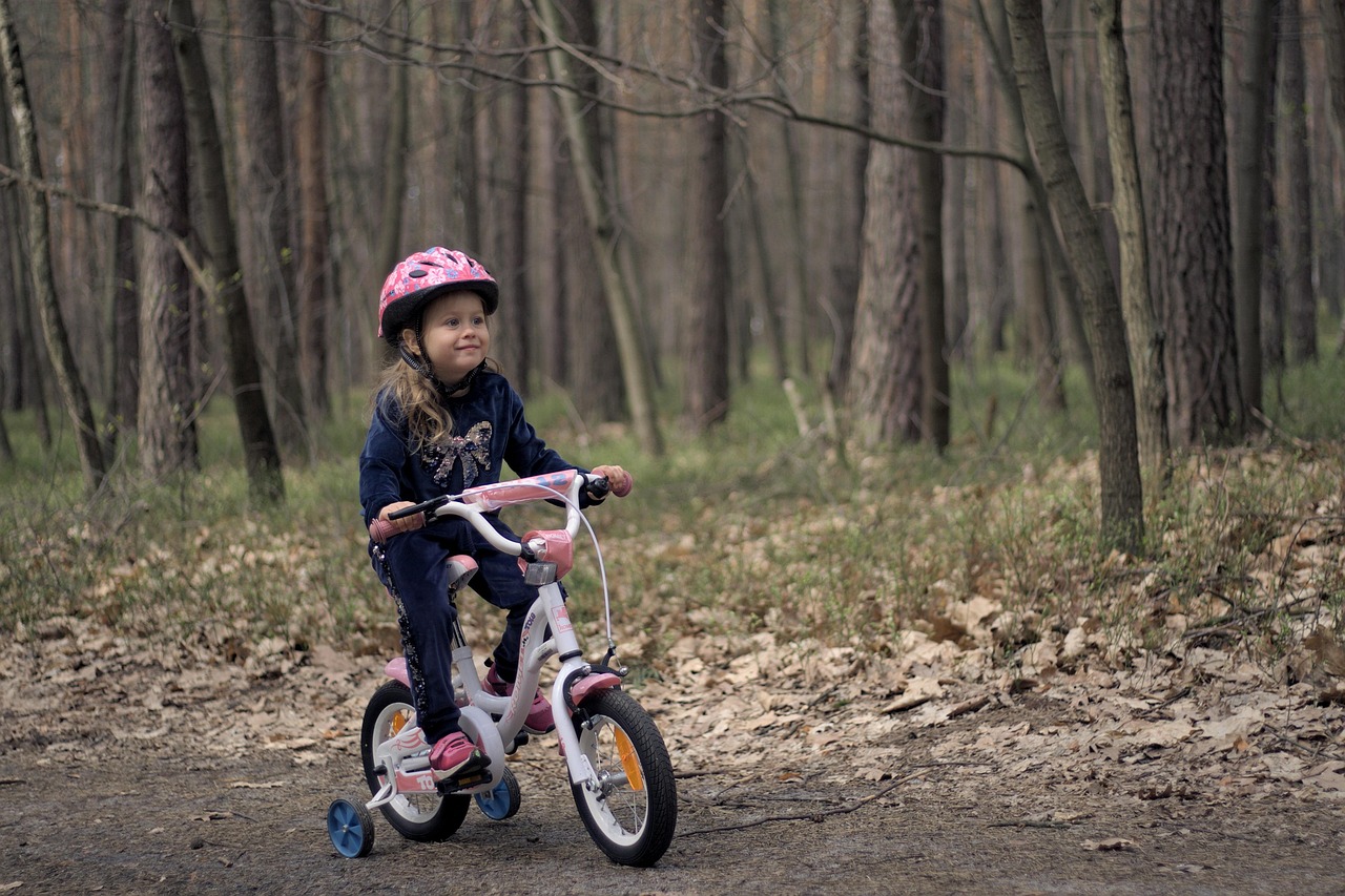 Bike Little Girl Forest - Free photo on Pixabay - Pixabay