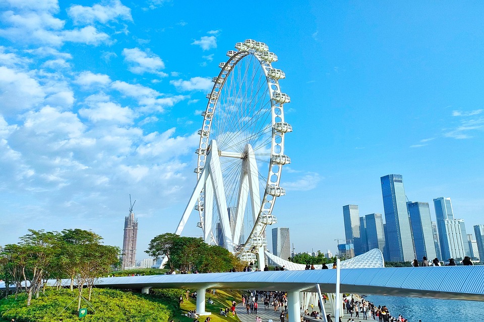 Shenzhen Ferris Wheel City - Free photo on Pixabay