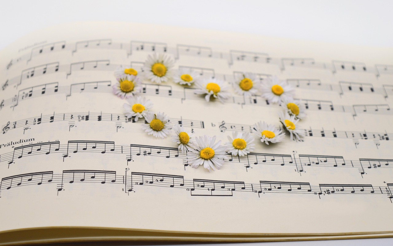 Music Daisy Sheet - Free photo on Pixabay