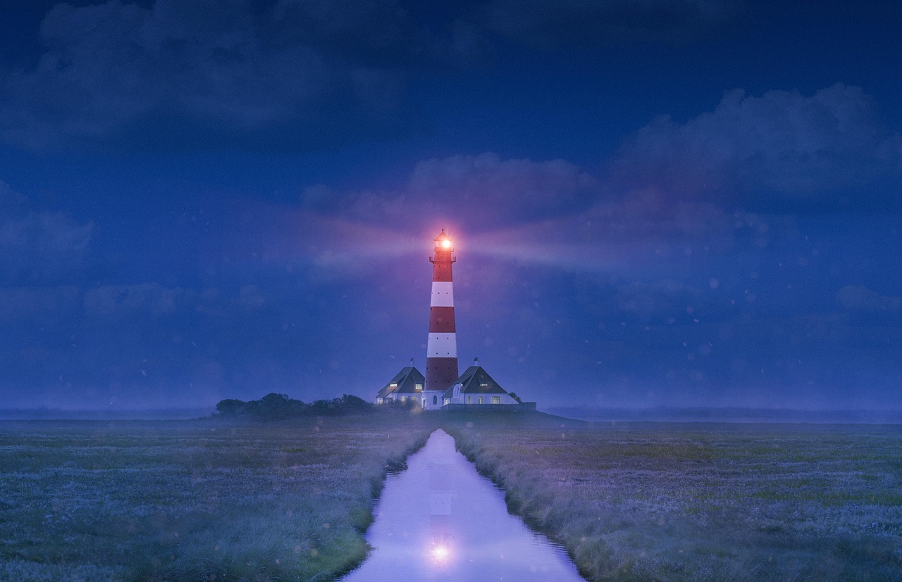 Lighthouse North Sea Night - Free photo on Pixabay - Pixabay