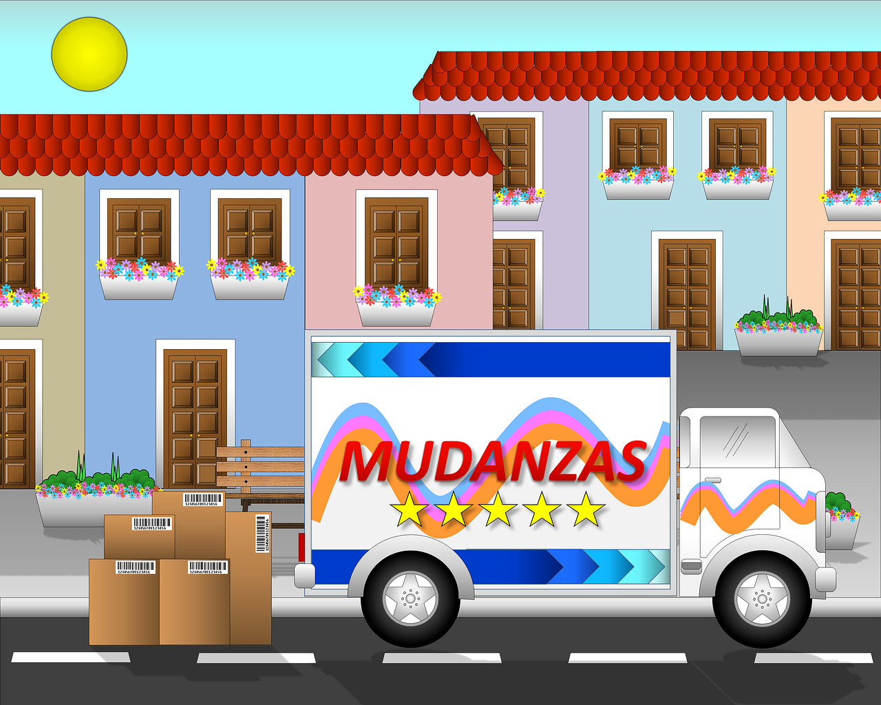 Camión De Mudanza Edificios Casas - Imagen gratis en Pixabay - Pixabay
