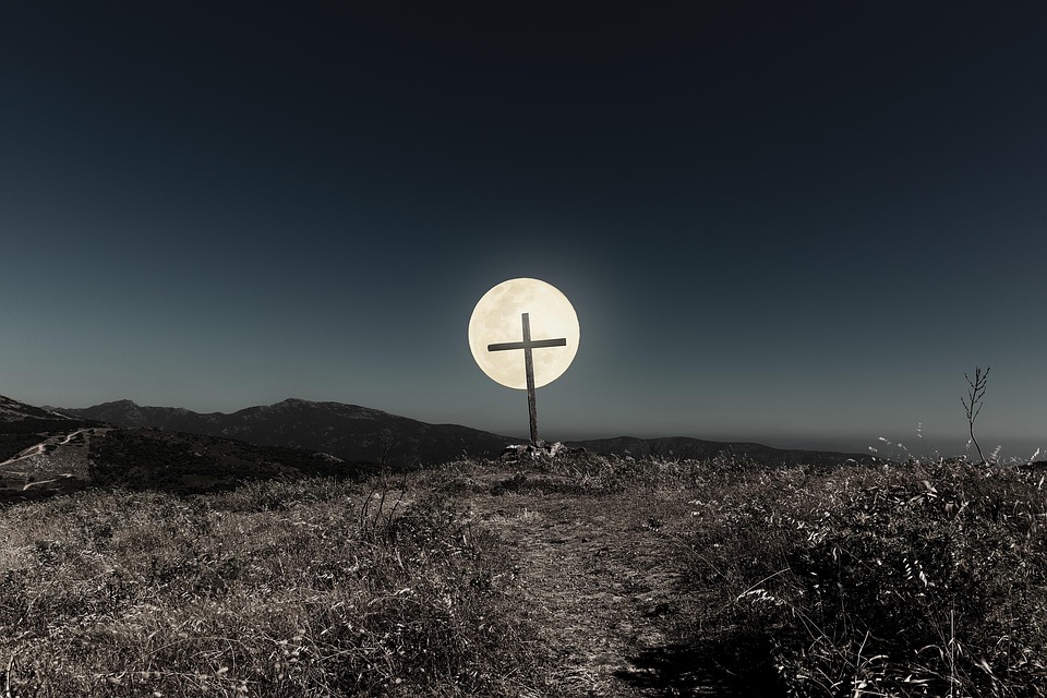 Cross Christianity Moon - Free photo on Pixabay