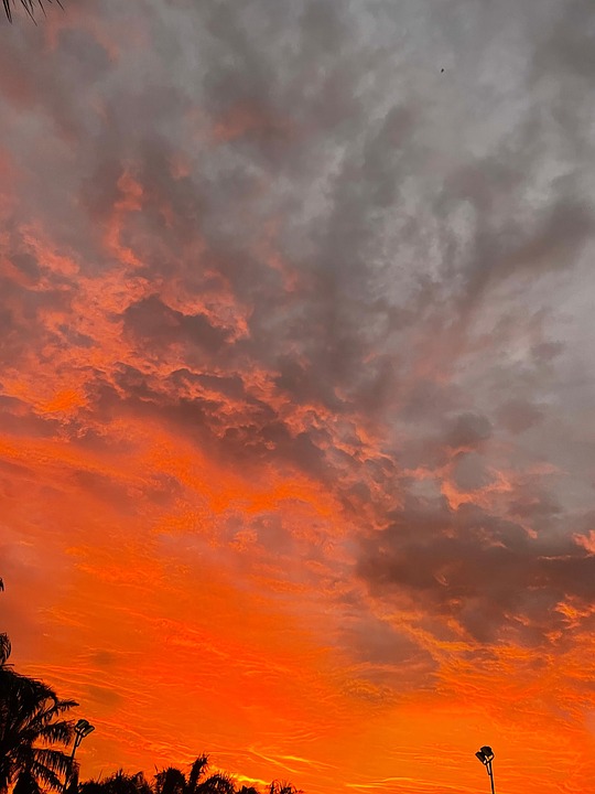 Orange Sonnenuntergang Himmel - Kostenloses Foto auf Pixabay - Pixabay