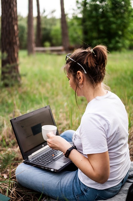 Young Woman Laptop Work From - Free photo on Pixabay