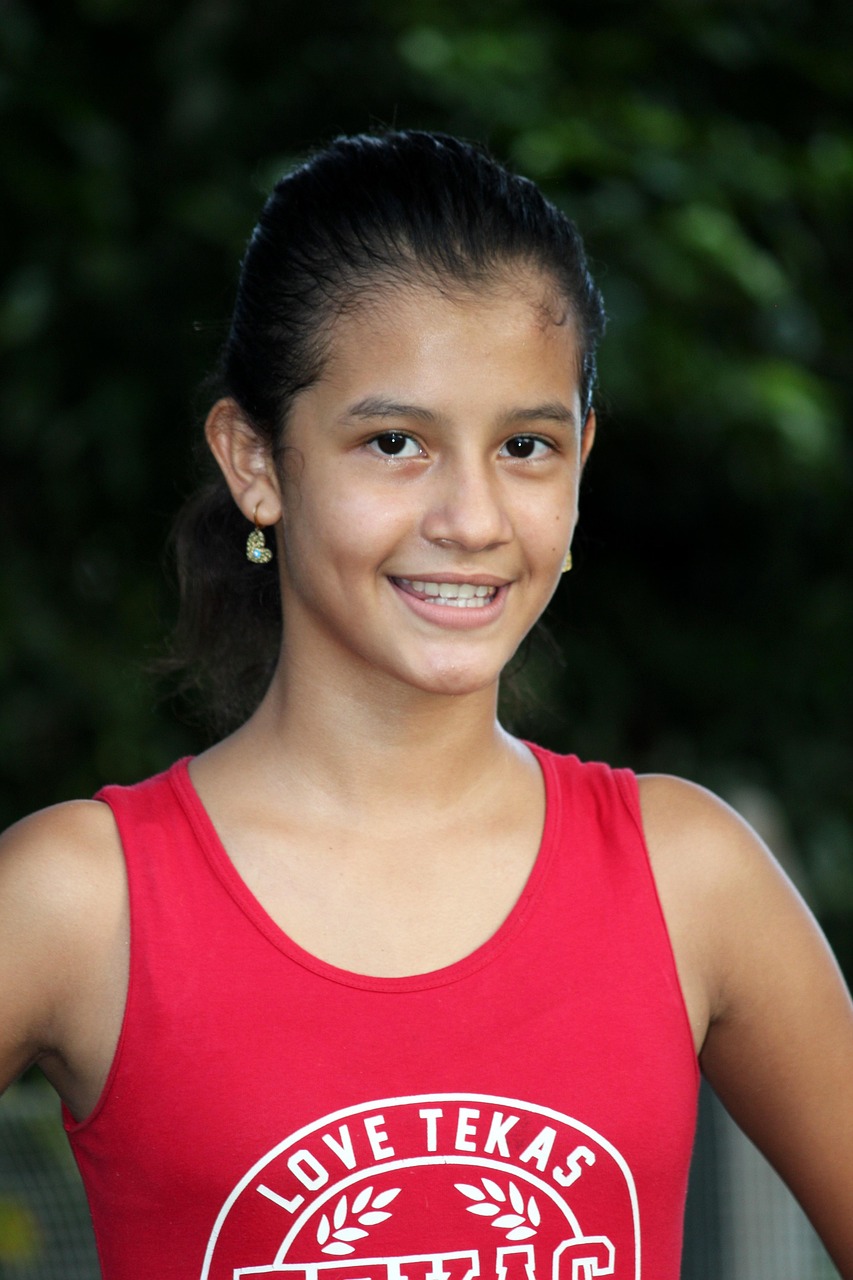 Teen Pretty Innocent Red - Free photo on Pixabay