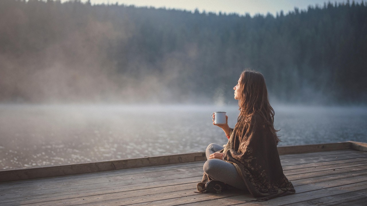 Woman Morning Lake - Free photo on Pixabay
