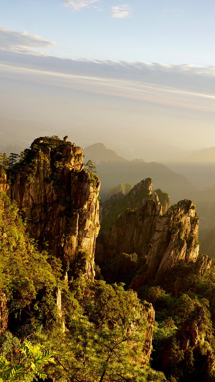 Huangshan Mountain Range Sunset - Free photo on Pixabay