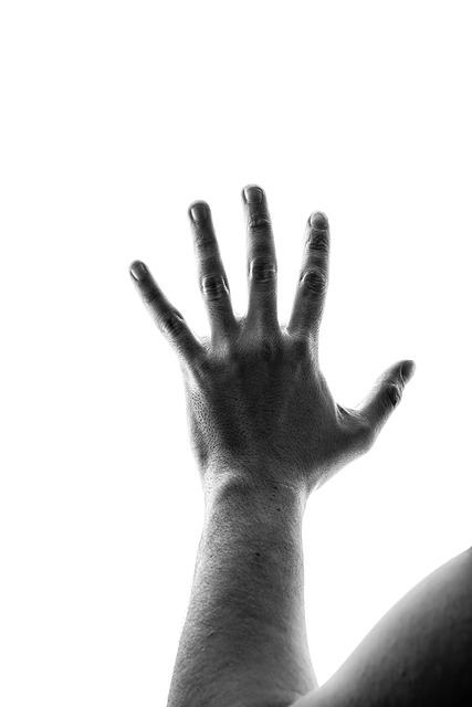 Hand Light Bw - Free photo on Pixabay