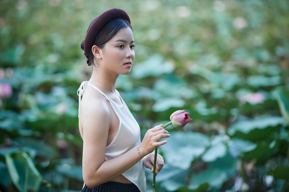 Woman Lotus Nature Water - Free photo on Pixabay - Pixabay