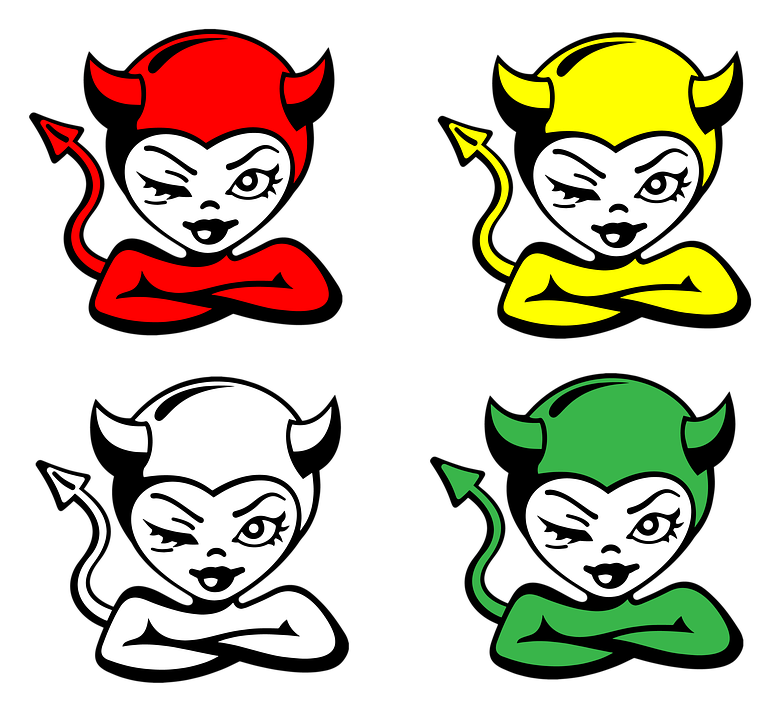 Download She-Devil, Graphic, Cartoon. Royalty-Free Stock Illustration ...