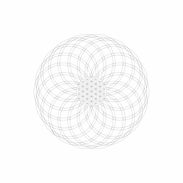 Bunga Geometri Desain - Gambar vektor gratis di Pixabay