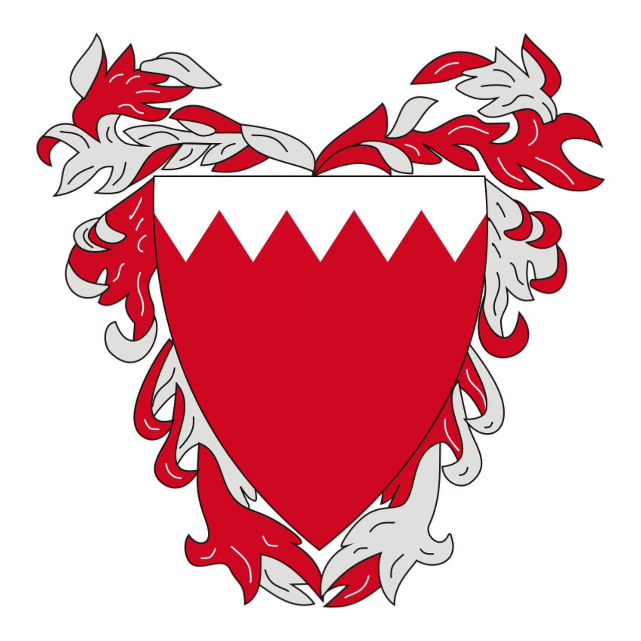 Download Coat Of Arms Of Bahrain, National Symbol, Emblem. Royalty-Free ...