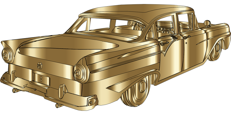 Download Car Gold Car Gold Vehicle Royalty-Free Vector Graphic - Pixabay