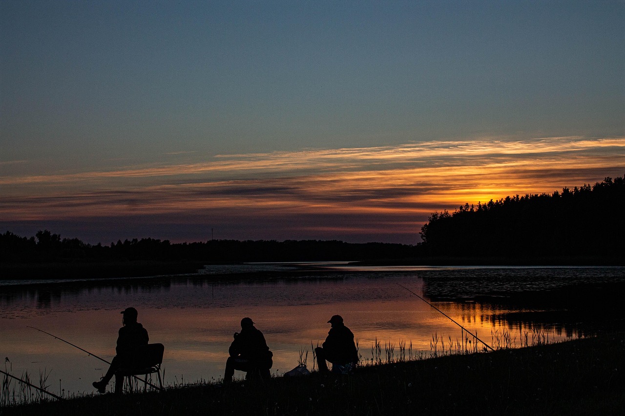 Evening Sunset Fisherman - Free photo on Pixabay