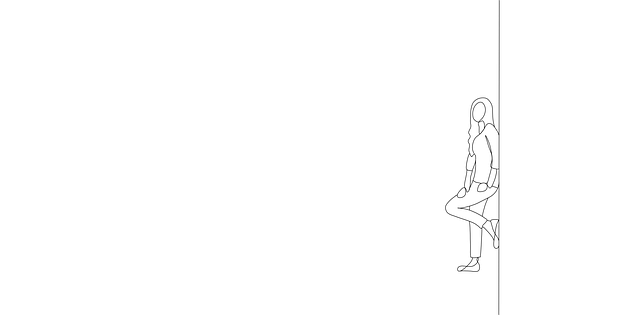 Woman Leaning Line Art Digital - Free image on Pixabay