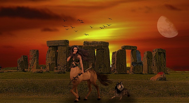 Download Background Stonehenge Centaur Royalty-Free Stock Illustration ...