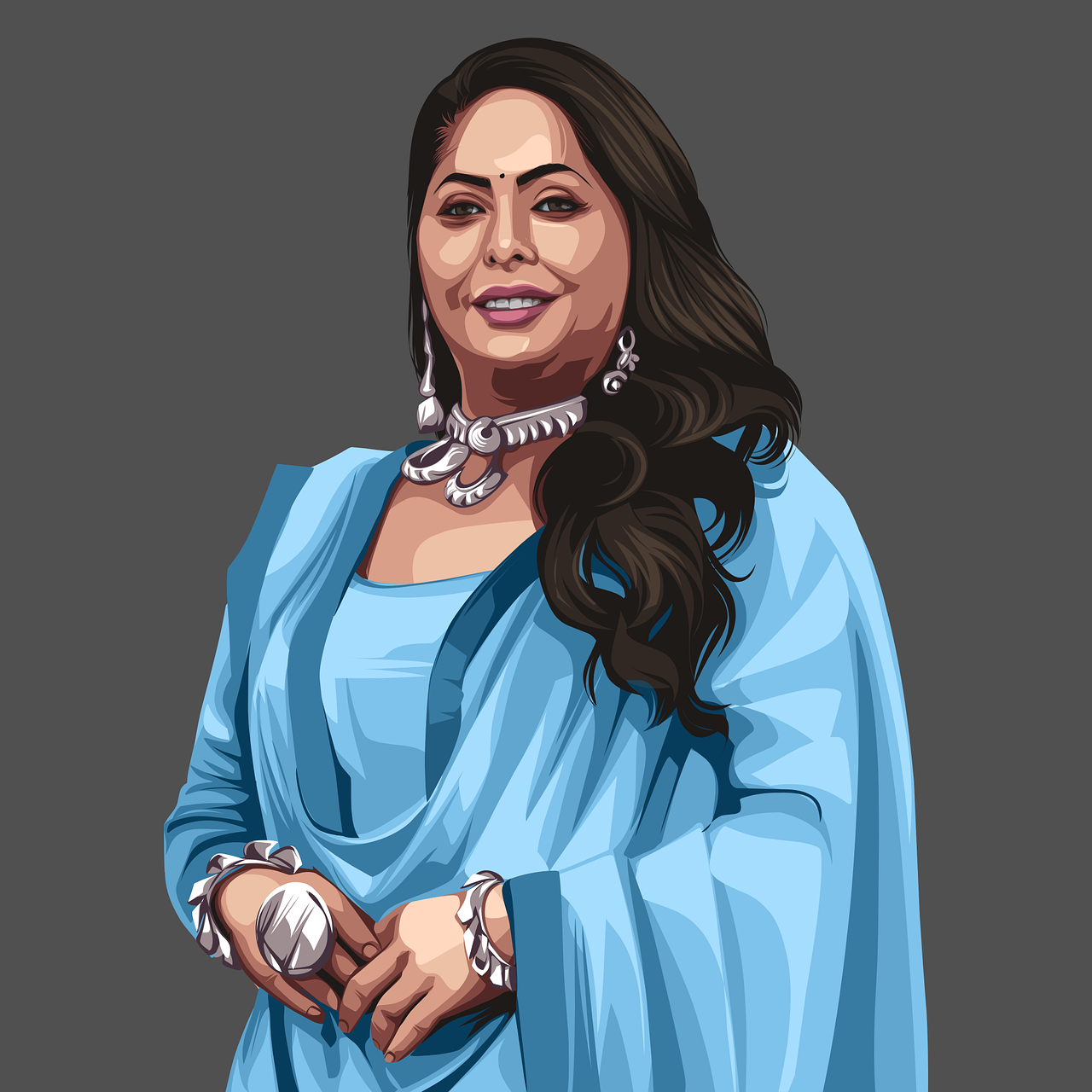Geeta Kapoor Indian Dancer - Free vector graphic on Pixabay
