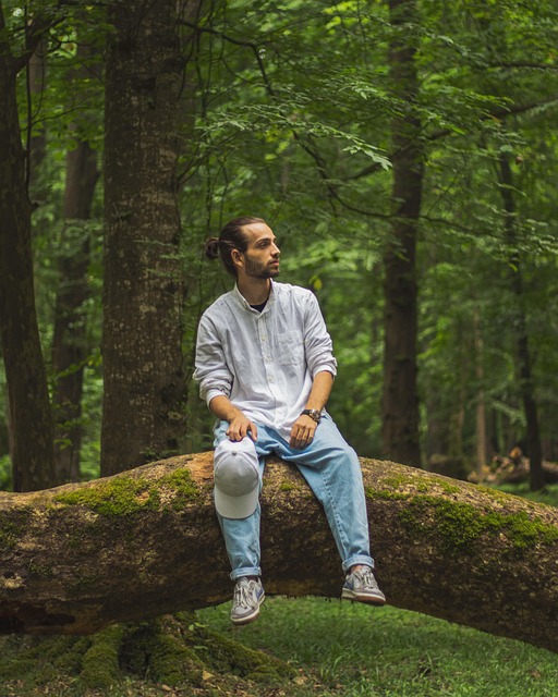 Man Forest Log - Free photo on Pixabay - Pixabay