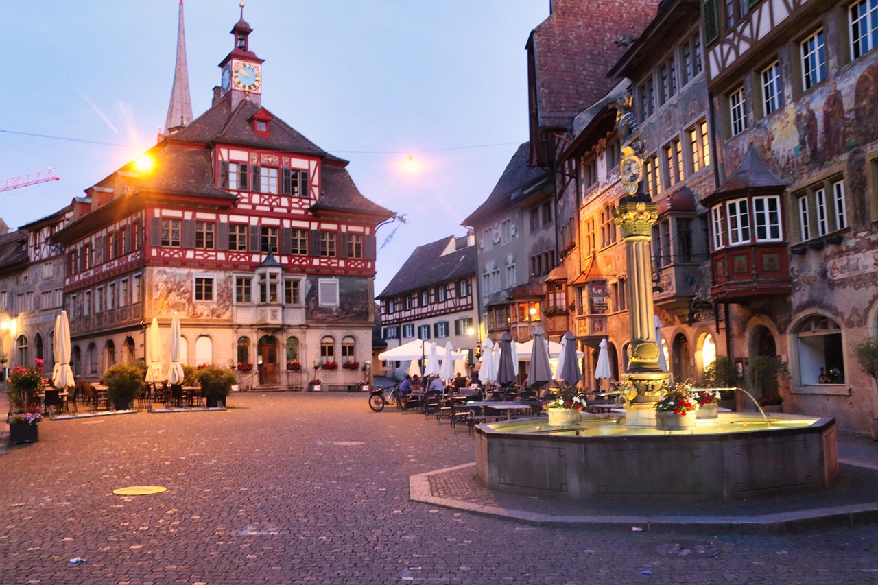 Stein Am Rhein Fontaine Ambiance - Photo gratuite sur Pixabay