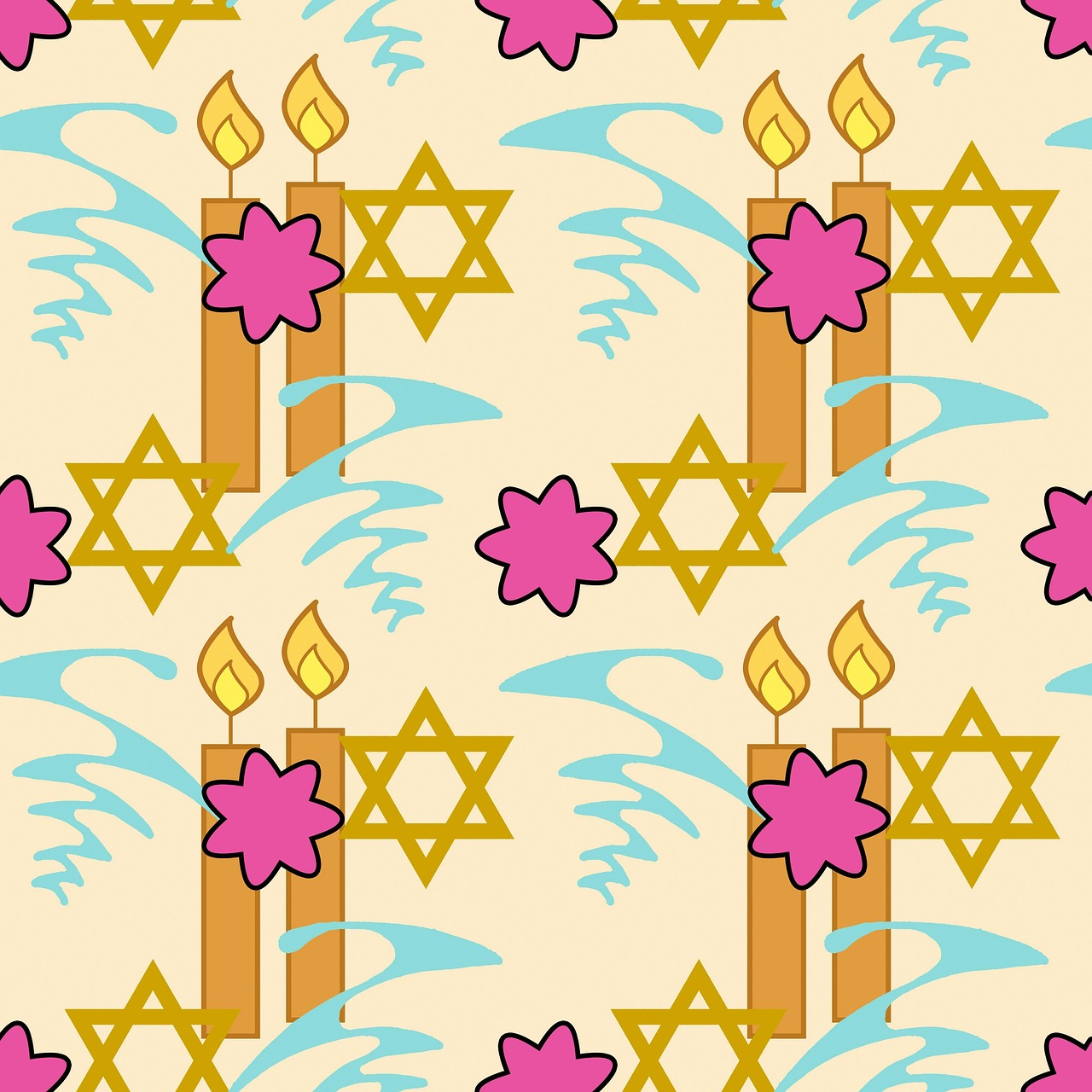 Download Sabbath, Saturday, A Pair Of Candles. Royalty-Free Stock ...
