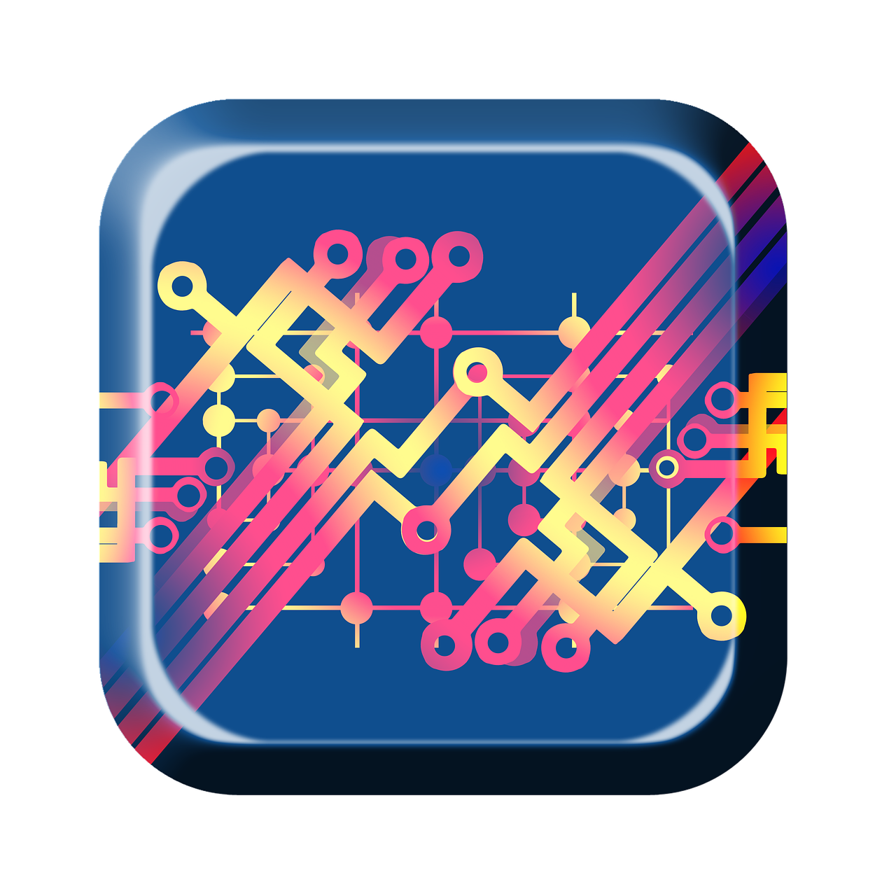 Download Stud, Button, Circuit Board. Royalty-Free Stock Illustration ...