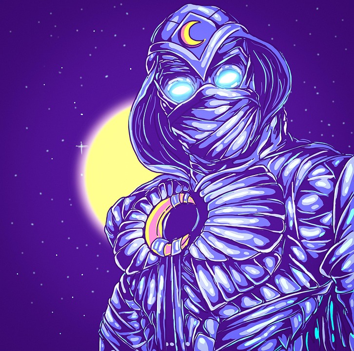 Download Moon Knight, Fictional Character, Digital Art. Royalty-Free ...