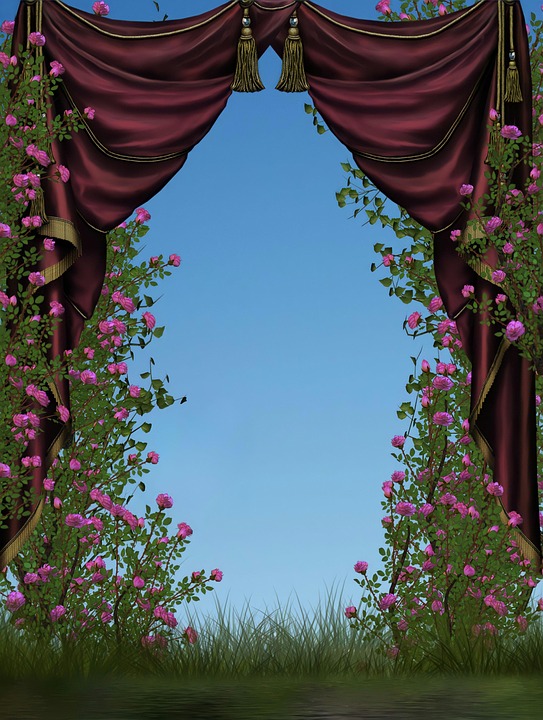 Download Garden, Rose Tendrils, Nature. Royalty-Free Stock Illustration ...