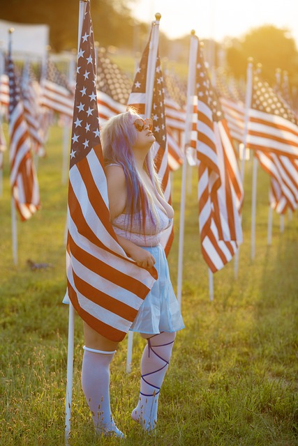 American Flag Girl Tumblr