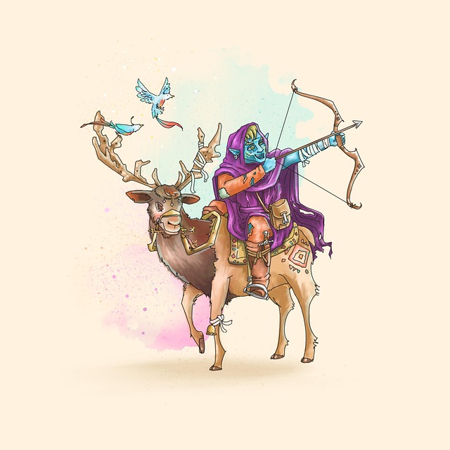 Download Elf, Elk, Archery. Royalty-Free Stock Illustration Image - Pixabay