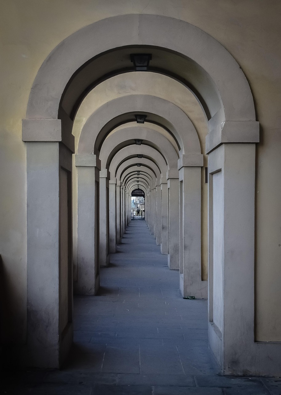 Hallway Arches Architecture - Free photo on Pixabay - Pixabay