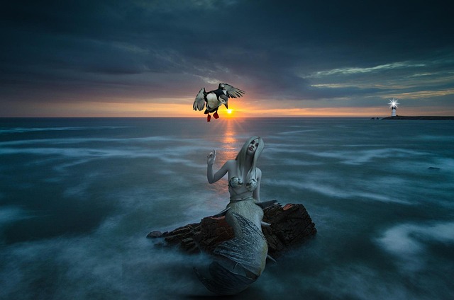 Download Mermaid, Nature, Ocean. Royalty-Free Stock Illustration Image ...