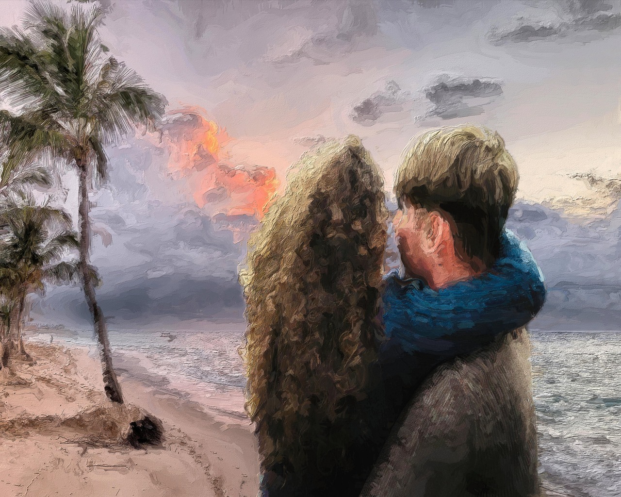 Romance Coupler La Peinture - Image gratuite sur Pixabay - Pixabay
