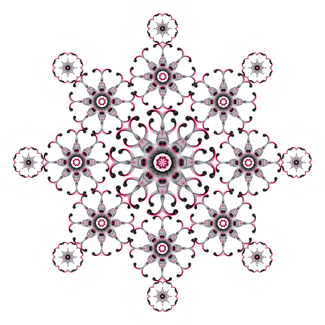 Download Snowflake, Flower, Pattern. Royalty-Free Stock Illustration ...