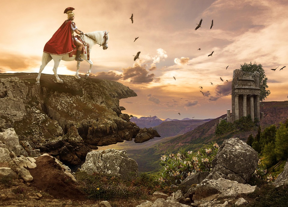 Roman Soldier Knight Mountain - Free photo on Pixabay