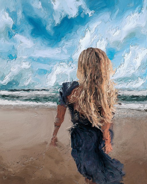 Download Ocean Beach Woman Royalty-Free Stock Illustration Image - Pixabay