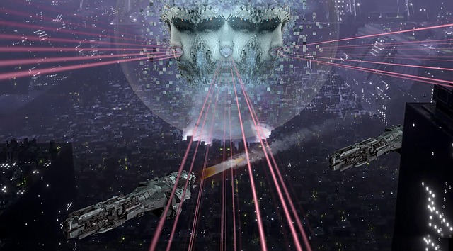 Download Cyberpunk Dystopian Fantasy Royalty Free Stock Illustration
