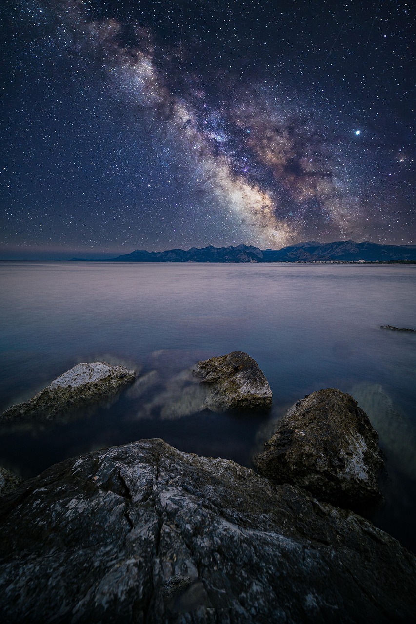Milky Way Lake Nature - Free photo on Pixabay