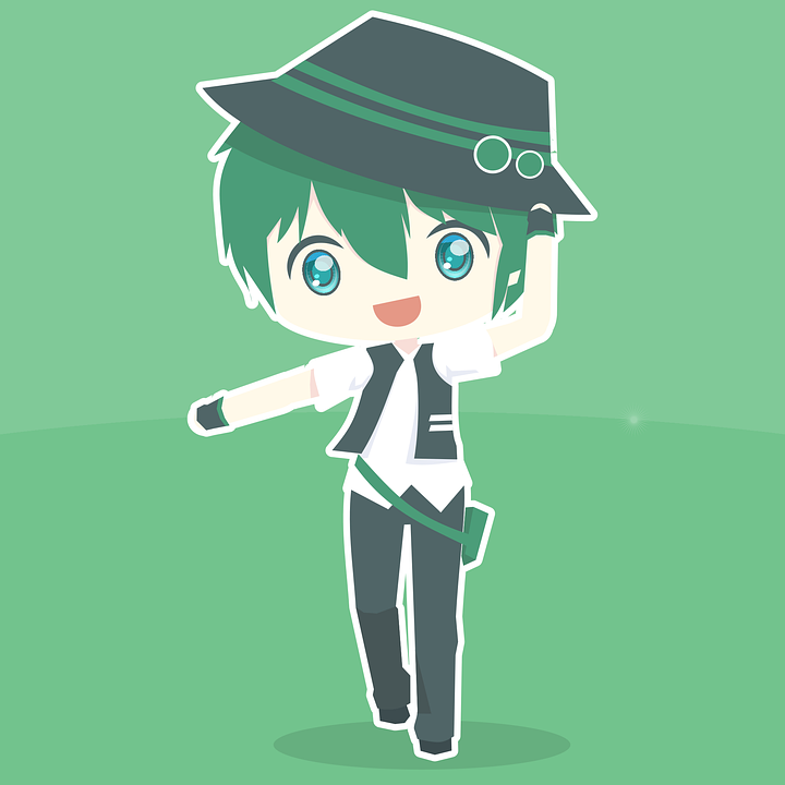 Pria Anime Kartun - Gambar vektor gratis di Pixabay