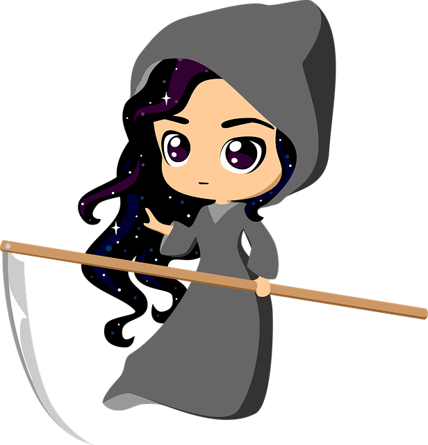 Download Death, Woman, Cartoon. Royalty-Free Stock Illustration Image ...