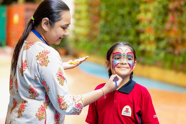Face Painting Teacher Kindergarten - Free photo on Pixabay