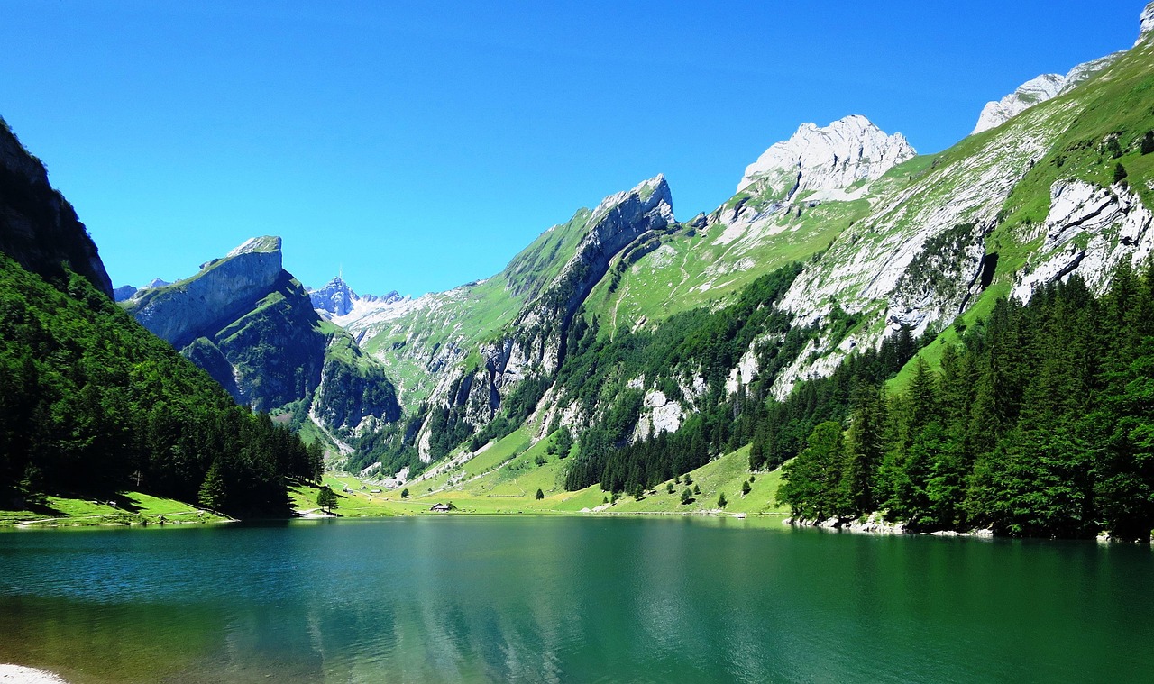 Seealpsee Mountains Switzerland - Free photo on Pixabay