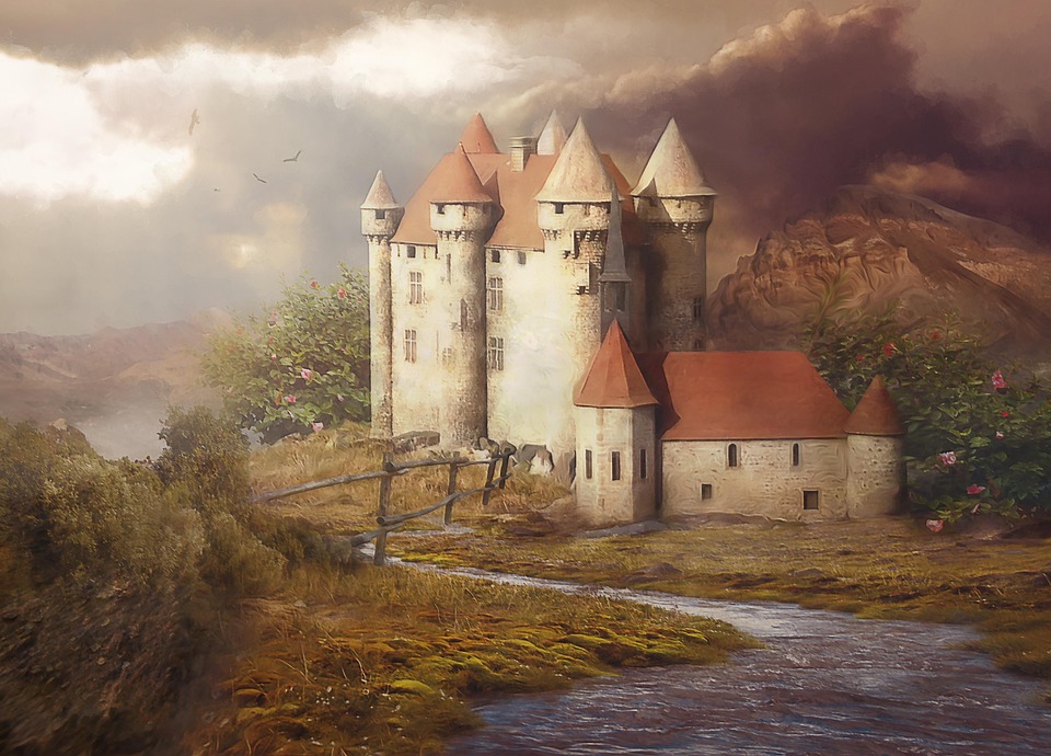 Download Castle, Medieval, River. Royalty-Free Stock Illustration Image ...