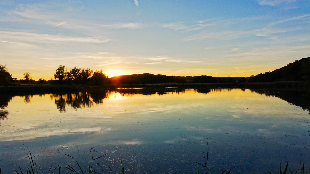 Lac Le Coucher Du Soleil Reflet De - Photo gratuite sur Pixabay - Pixabay