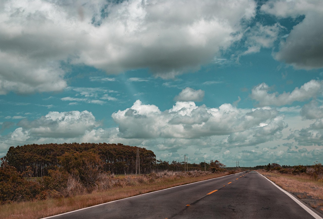 Vei Skyer Himmel - Gratis foto på Pixabay