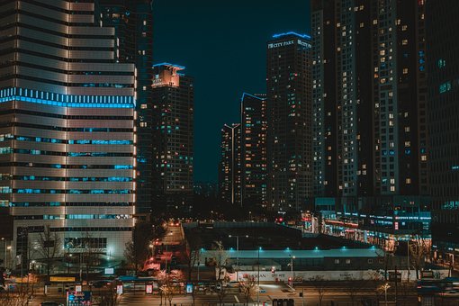 Seoul, People, Night. Free Stock Video - Pixabay